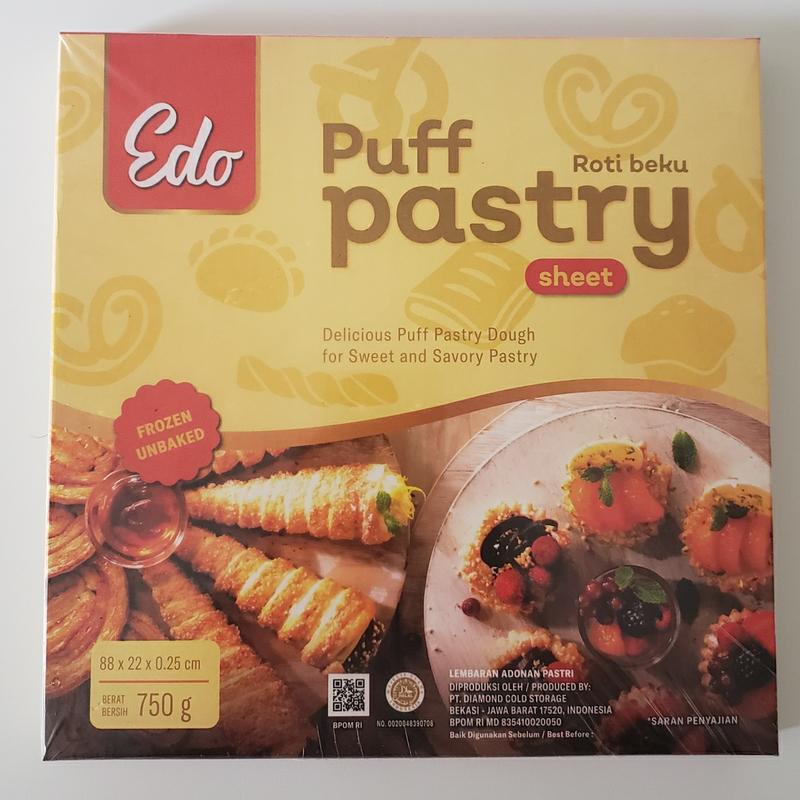 Edo Puff Pastry 750gr / Puff Pastry Edo 750 Gram - Shop | Tokopedia
