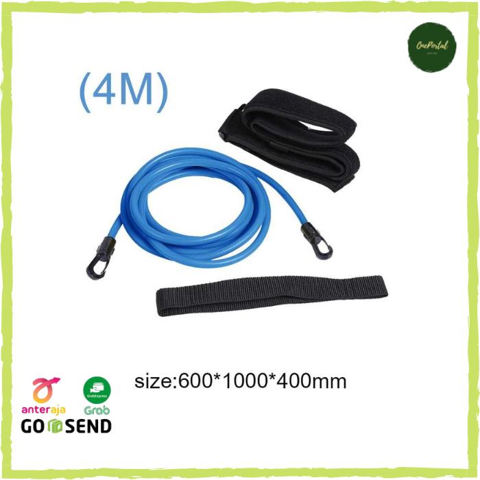 Alat Latihan Renang Swimming Training Resistance Band Belt 4 meter ...