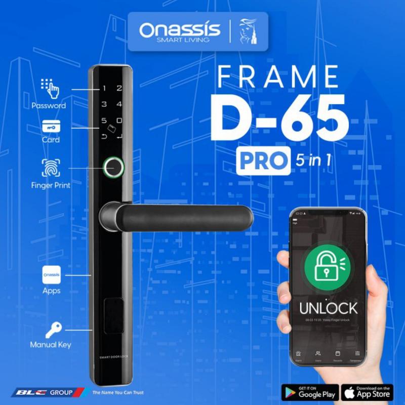 Onassis Smart Lock for Aluminium D65-Pro Wifi Swing Body - Shop | Tokopedia