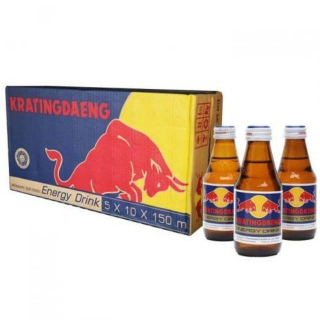 Kratingdaeng Energy Drink Dus isi 50 botol 150 ml - Shop | Tokopedia