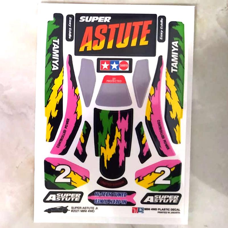 Decal Super Astute Jr - Body Hitam - Vinnyl - Shop | Tokopedia
