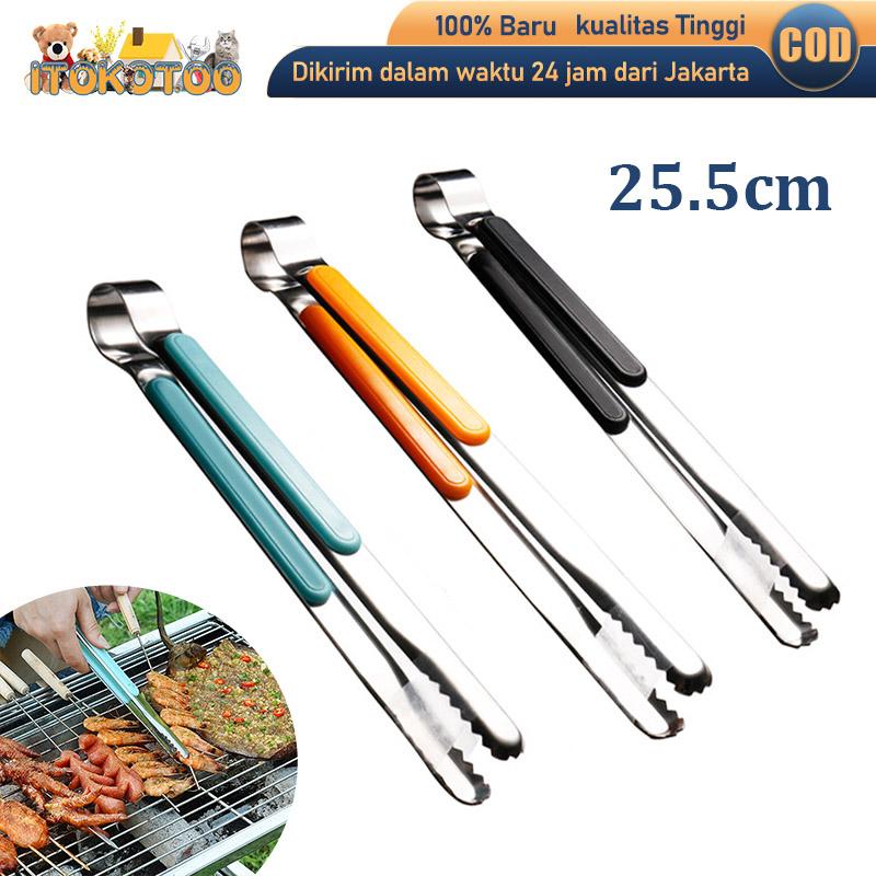 Serbaguna Penjepit Daging Bbq 12inch BBQ Cooking Grilling Food Tongs ...