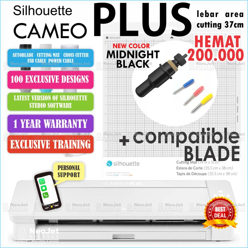 Paket Hemat Silhouette Cameo 4 Plus Pisau Kompatibel Compatible - Shop ...