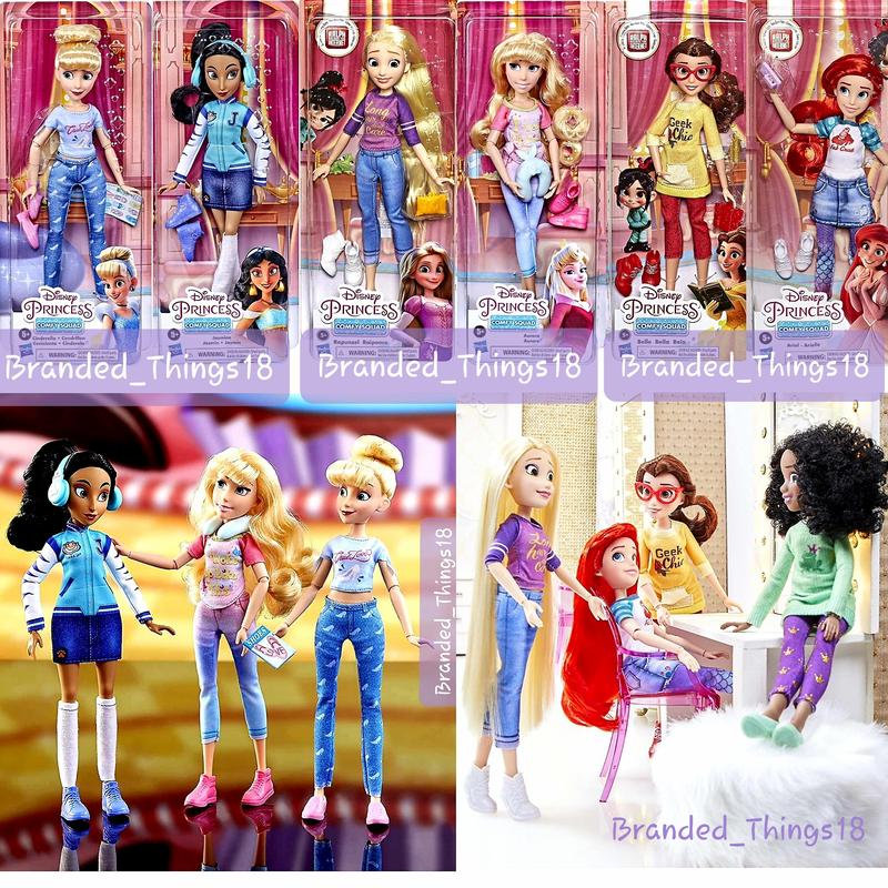 Boneka Disney Comfy Squad Princess Aurora Jasmine Ralph Venellope ...