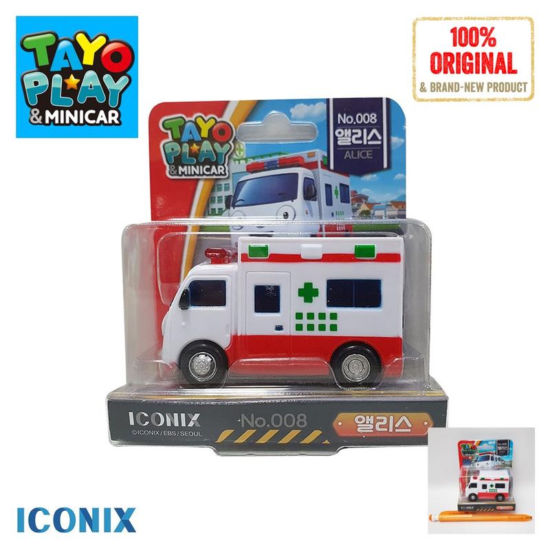 Iconix Tayo The Little Bus Play Minicar Alice Ambulance Korean - Shop ...
