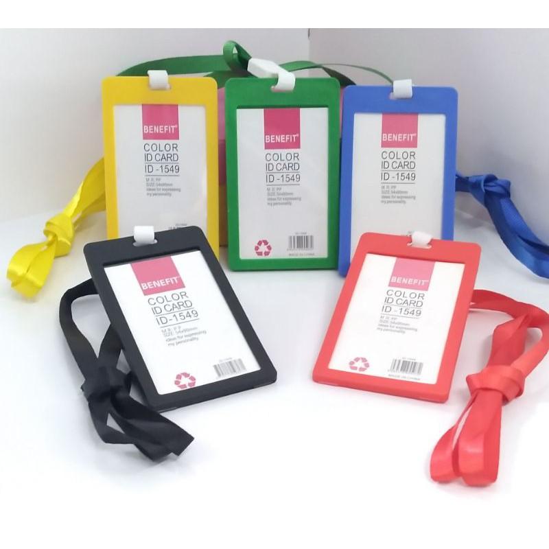 ID Card Holder Name Tag set dengan tali Potret - Shop | Tokopedia