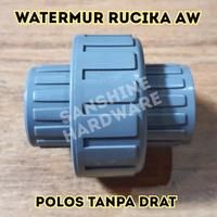 Jual WATERMOOR RUCIKA 1/2 inch AW PVC Watermur Union Socket Polos ...
