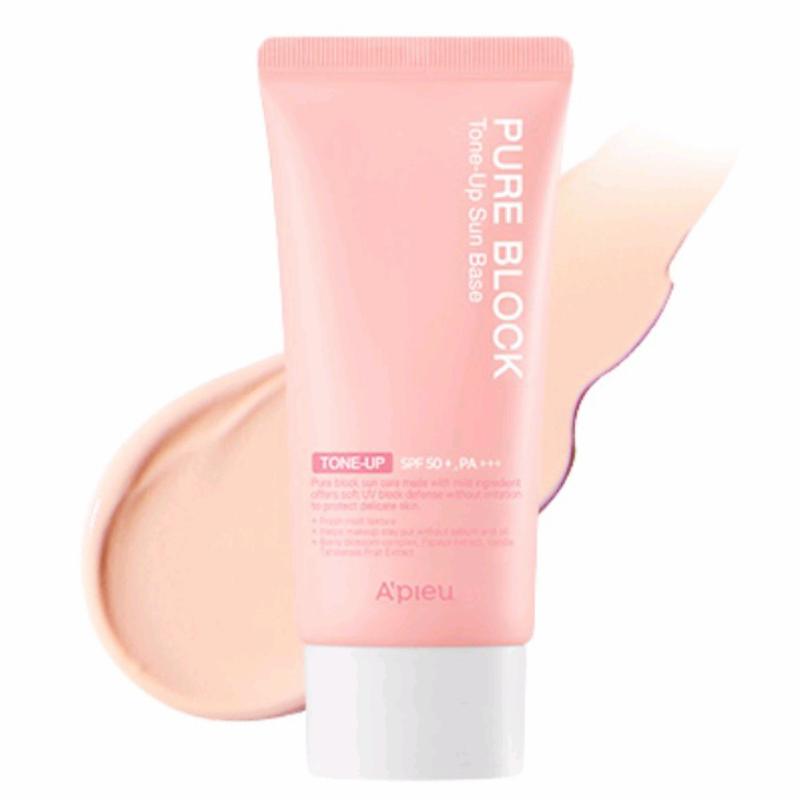 A'Pieu Apieu Tone Up Sun Base Pure Block Sunscreen Sun Cream - Shop | Tokopedia