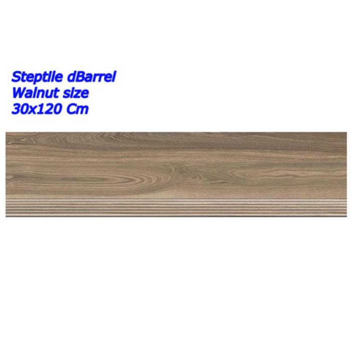 Jual ROMAN GRANIT Step Tile dBarrel Walnut 120x30 BGTB3001 - Kab ...