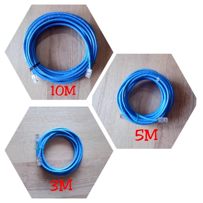 Jual Kabel LAN UTP CAT 6 Siap Pakai Patch Cord UTP CAT.6 Cable Ready to ...