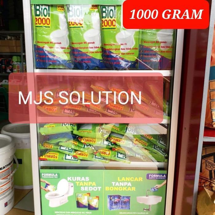 Promo BIO2000 PENGURAS WC 1000GR 1 KG BIO 2000 OBAT SEPTIC TANK 1000 ...