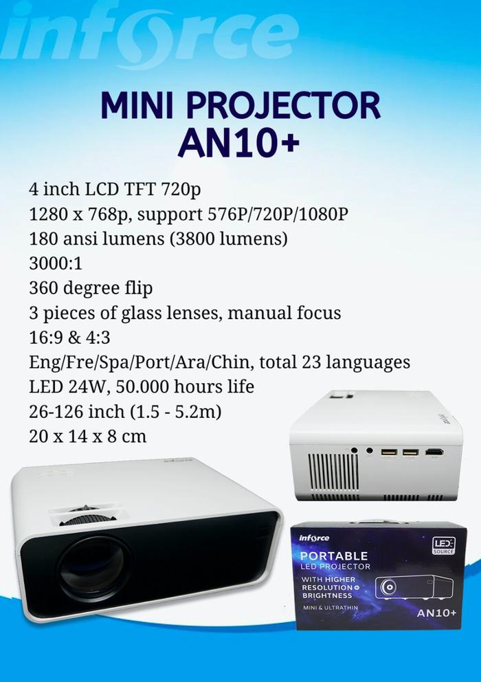 Jual Proyektor Projector INFORCE AN10+ INFORCE AN-10+ - Kota Surabaya ...