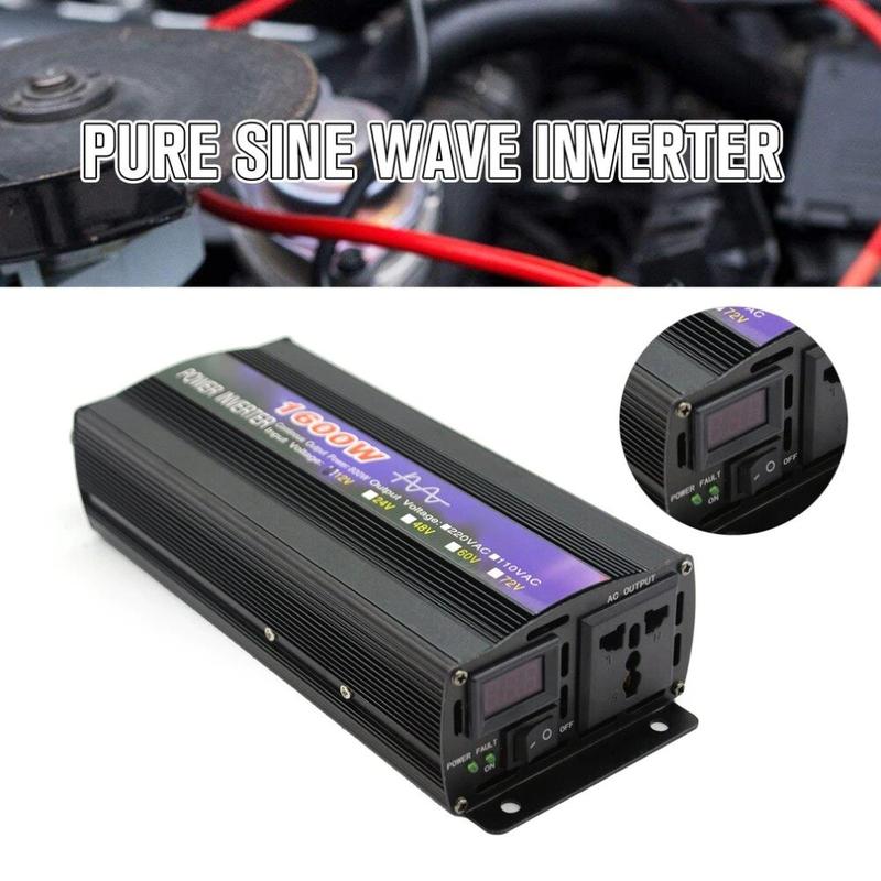 Power Inverter PSW Pure Sine Wave DC 12 to AC 220V 1600W - Shop | Tokopedia