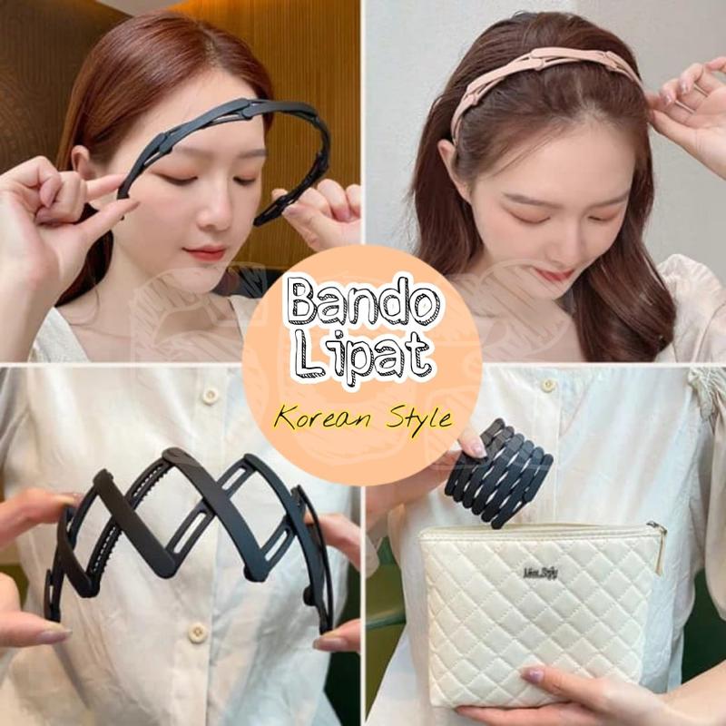 Bando Lipat Korea Style Wanita Pria / Bando Elastis / Bandan - Shop ...