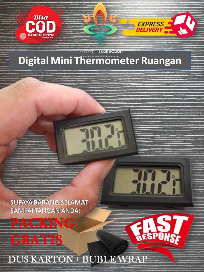 Promo Termometer Ruangan Elektronik Digital Mini Suhu -50 C ~ 110 C ...