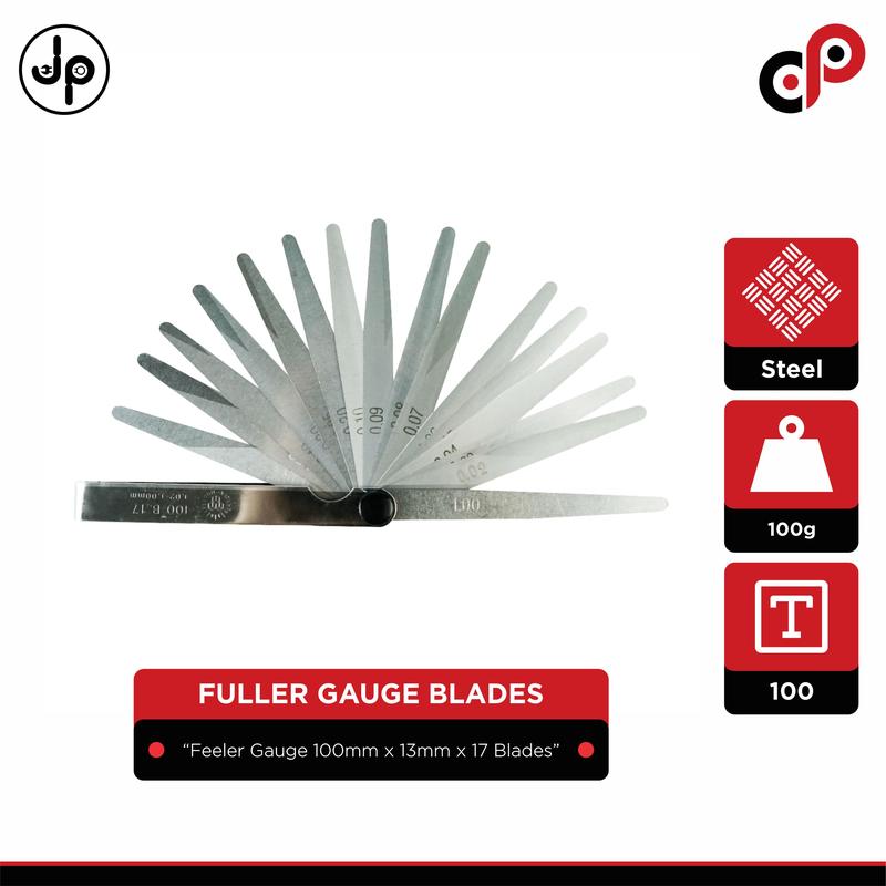 Fuller Gauge Blades | Feeler Gauge 100mm x 13mm x 17 Blades - Shop ...