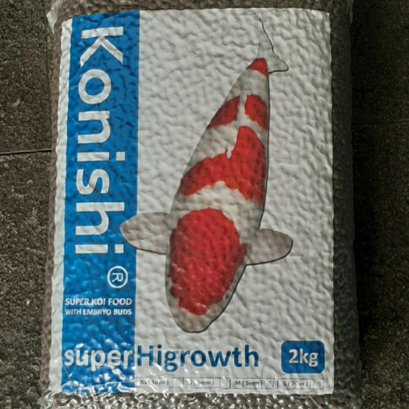 konishi super hi growth pakan koi import floating size S M L - Shop ...