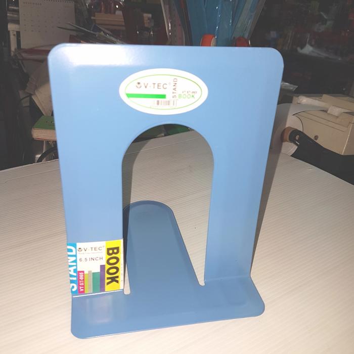Jual Stand Book V-Tec 6.5 inch (Standar Buku/Pembatas/Book End Besi ...