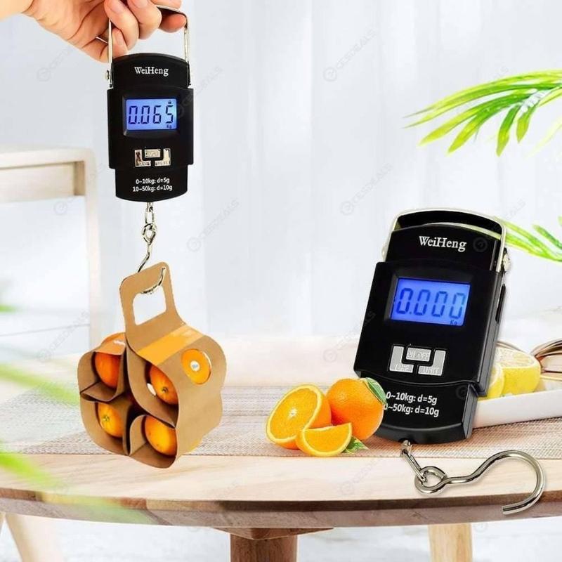 Weiheng Timbangan Gantung Digital 50KG Koper Buah Daging Barang - Shop ...