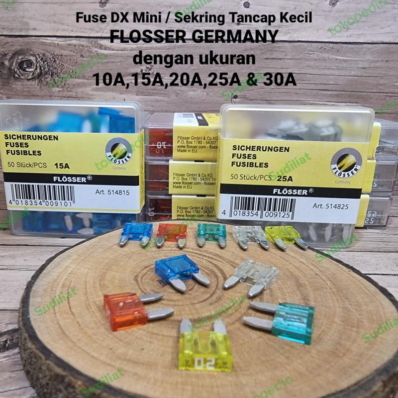 FUSE DX MINI FLOSSER GERMANY - SEKRING TUSUK / TANCAP KECIL - Shop ...