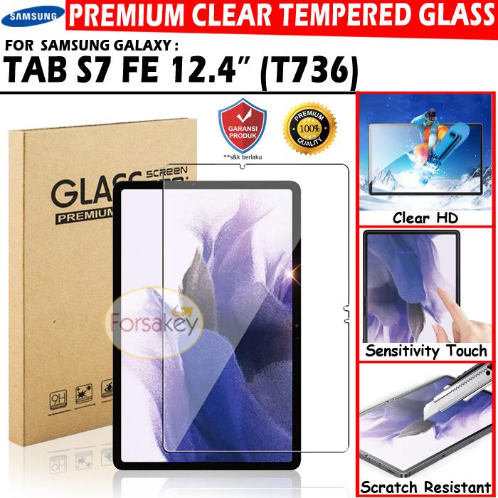 Jual Samsung Galaxy Tab S7 FE 5G 12.4" T736 Tempered Glass ...