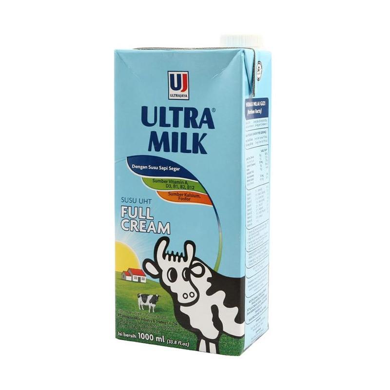 UHT Ultra Milk Full Cream 1000 ML - Shop | Tokopedia