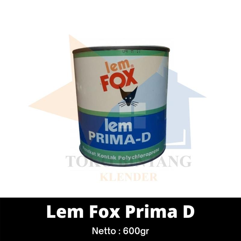Lem FOX Prima D / FOX PRIMA D / Lem FOX PRIMA D 600 GR - Shop | Tokopedia