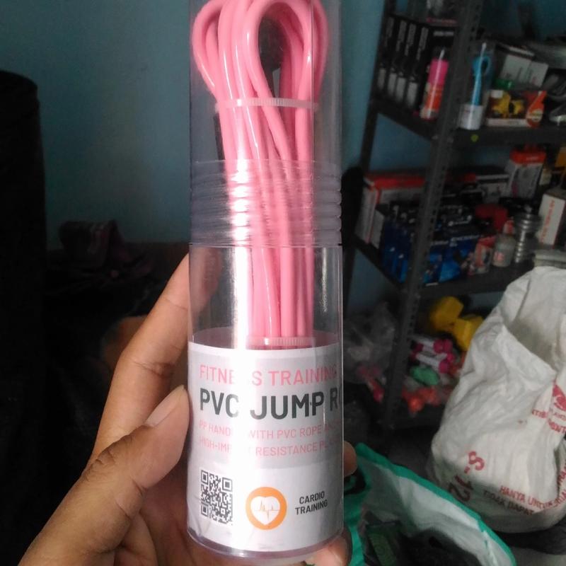 Tali Skipping Happy Fit Pink Jump Rope Lompat Tali - Shop | Tokopedia