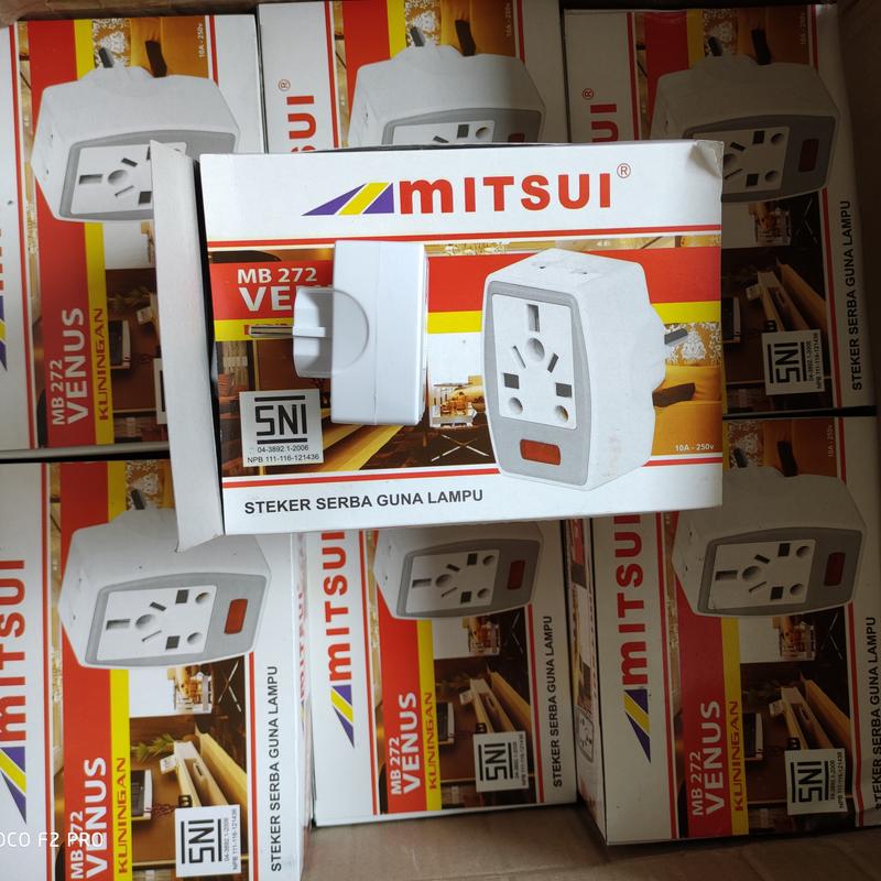 Steker T Serbaguna Lampu MITSUI Venus MB 272, colokan T serb - Shop ...