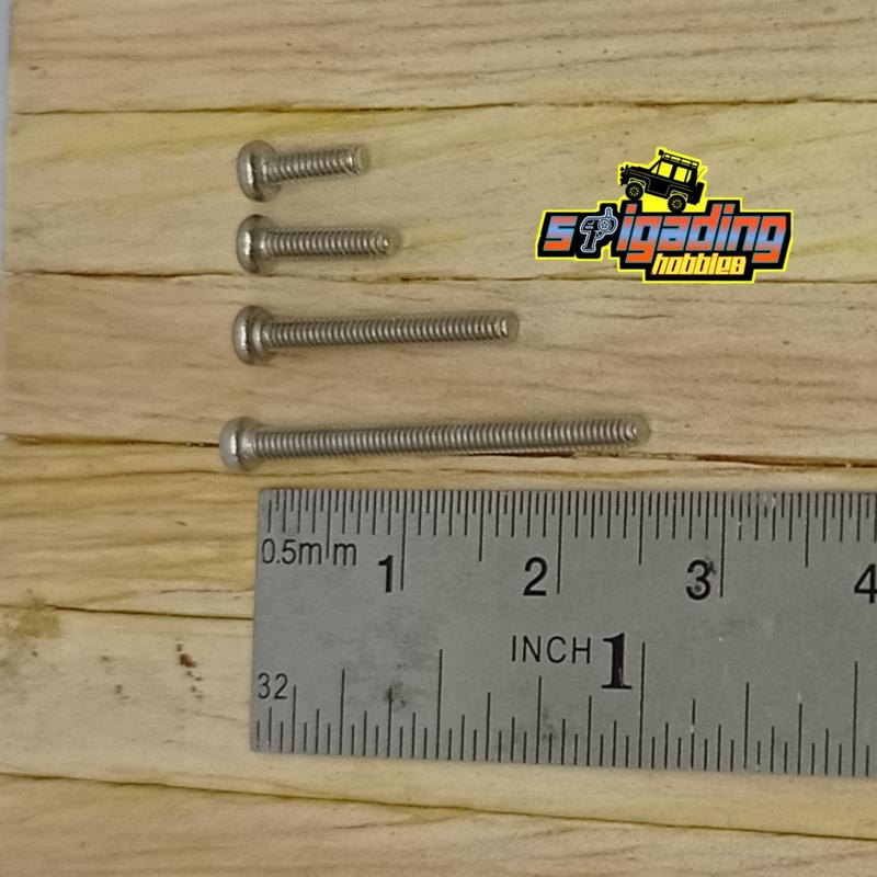 BAUT MUR SCREW PLUS M2 M 2MM RC MN WPL - Shop | Tokopedia