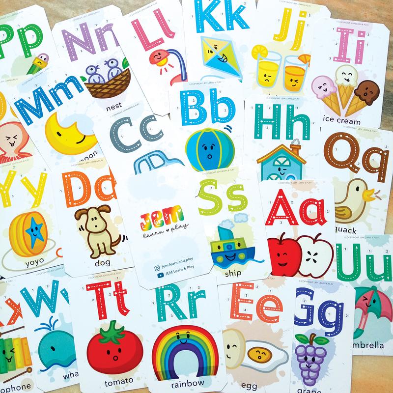 JEM Learn & Play - Big ABC Flash Card - Learn Alphabet - Shop | Tokopedia