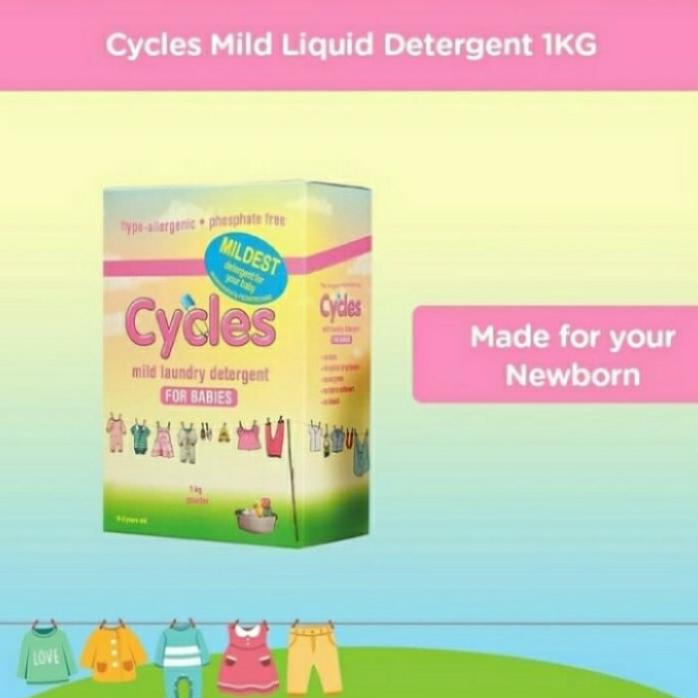 Jual Cycles Mild Laundry Detergent 1kg / Detergent Bubuk - Jakarta ...