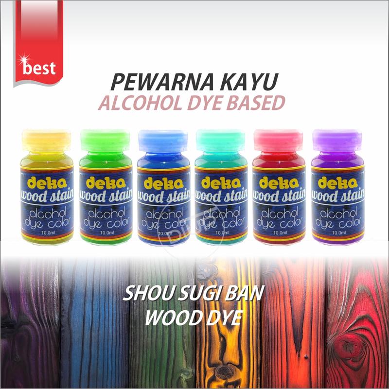 DEKA wood stain ALCOHOL dye color based SHOU SUGI BAN wood dye - Shop ...