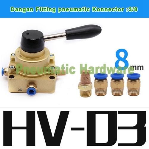 Jual Hv-03 Hv - 03 Hv03 Air Pneumatic hand Control valve Lever Vae KC92 ...