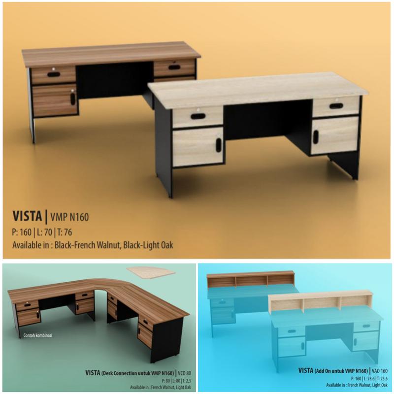 meja tulis 1 biro / meja kantor / meja receptionis VMP 160 Prodesign ...