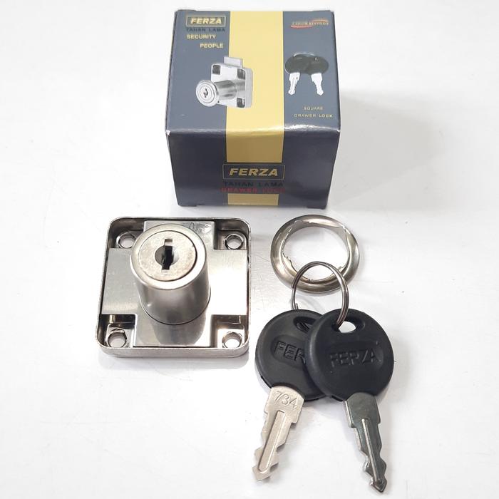 Jual Kunci Laci Lemari Meja Ferza 138-22mm Kopong (E5110) - Tanpa ...