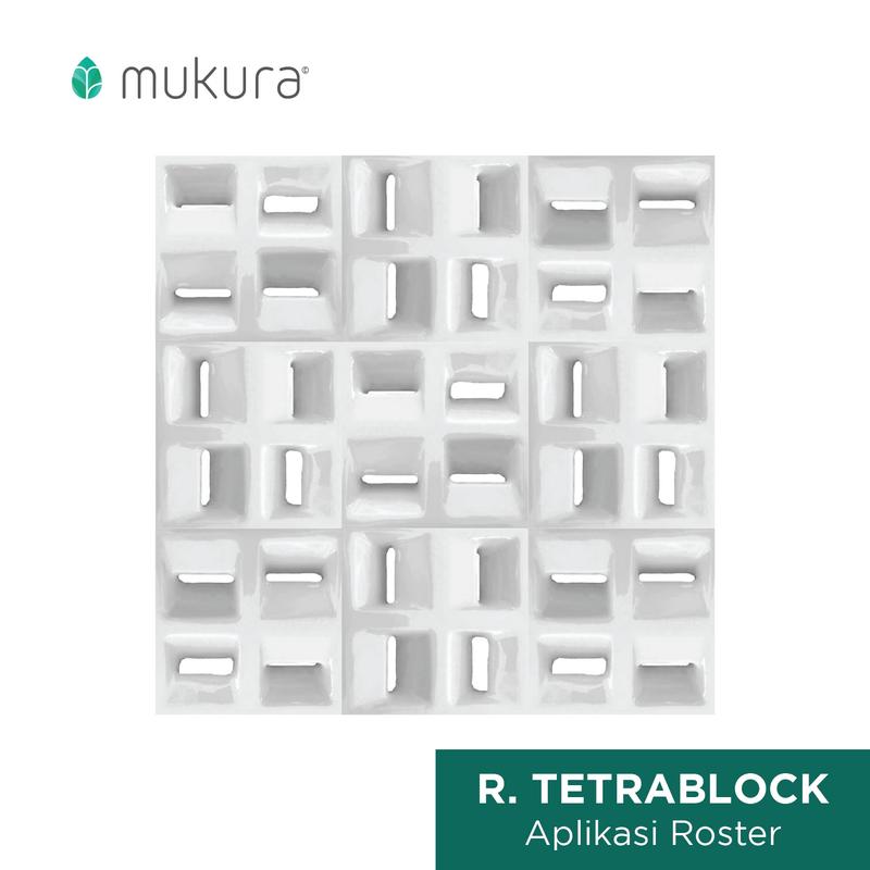 Roster Keramik Anti Tampias Loster Minimalis Tetrablock 20 x 20 cm ...