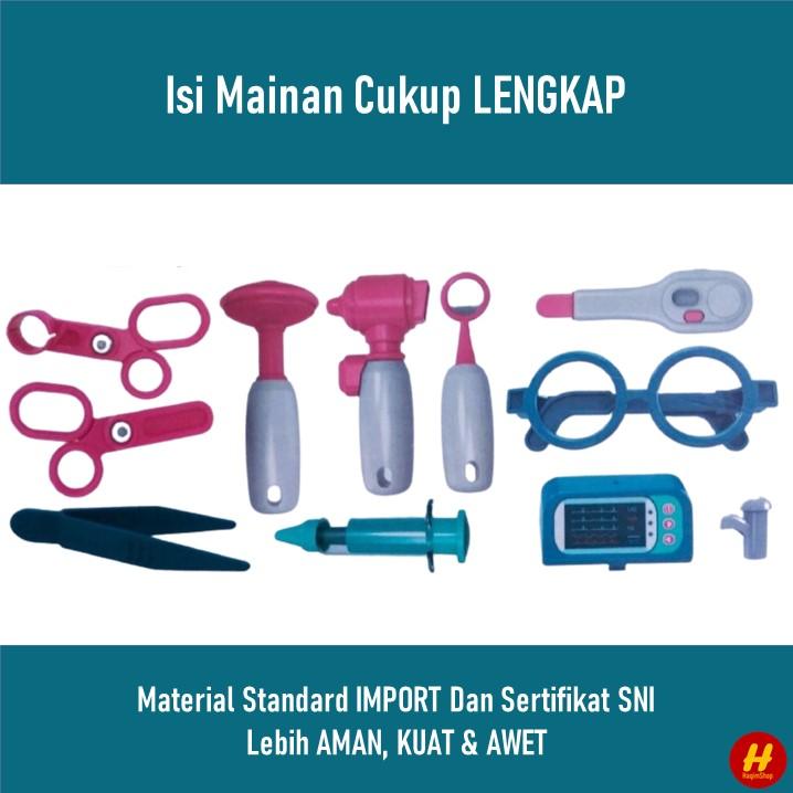 Mainan Anak Perempuan Dokter Dokteran Set Lengkap Koper Murah 3in1 K40 ...