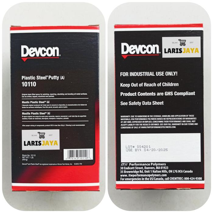 Jual Devcon A 10110 Plastic Steel Putty - Adhesif Logam Kuat untuk Besi ...