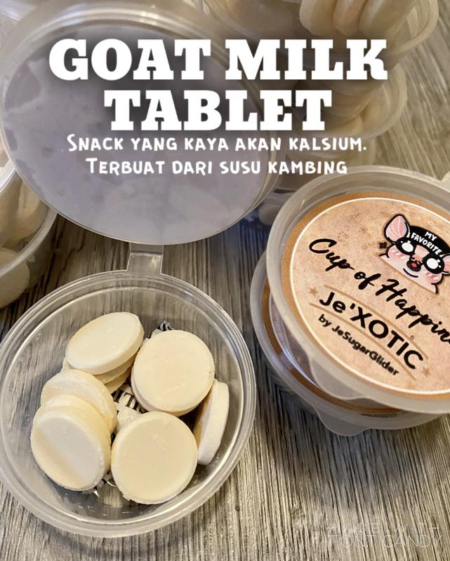GOAT MILK TABLET SUGAR GLIDER, SNACK SUSU KAMBING SUGAR GLIDER - Shop ...