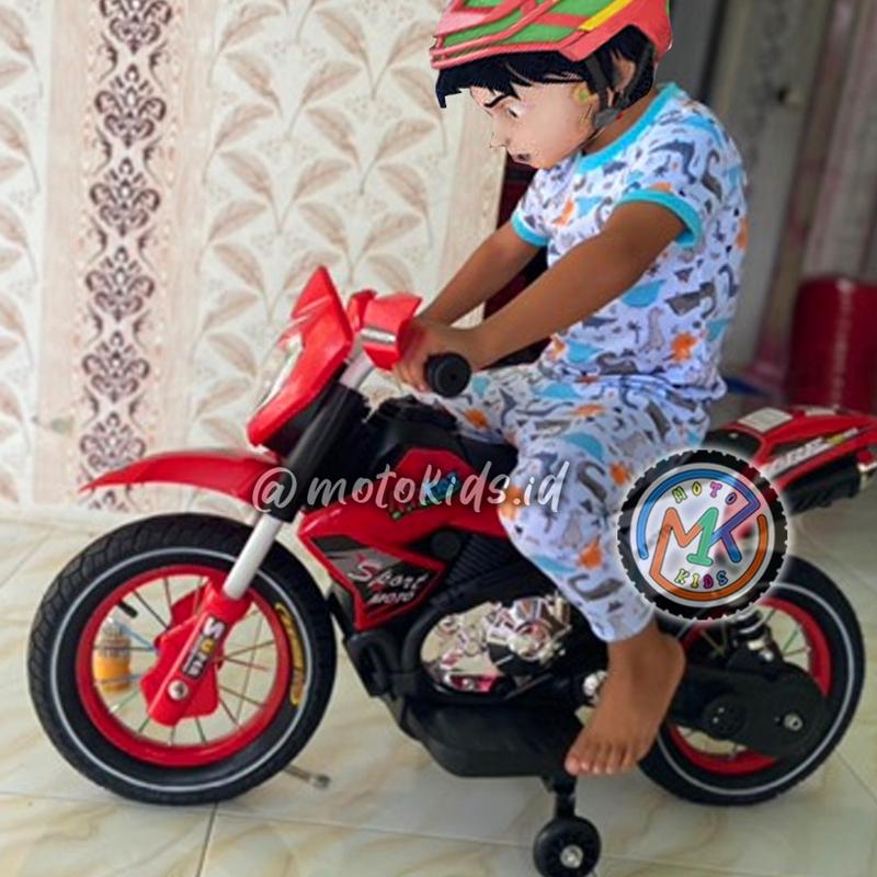 Motor Aki Anak Trail Ban Karet MOTOKIDS FB 6186 Mini Trail Elektrik ...
