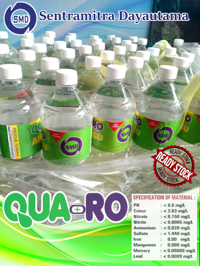 Jual Air Aquadest QUARO 1,5 Ltr / Air Aki QUARO 1500 ml - Jakarta Barat ...