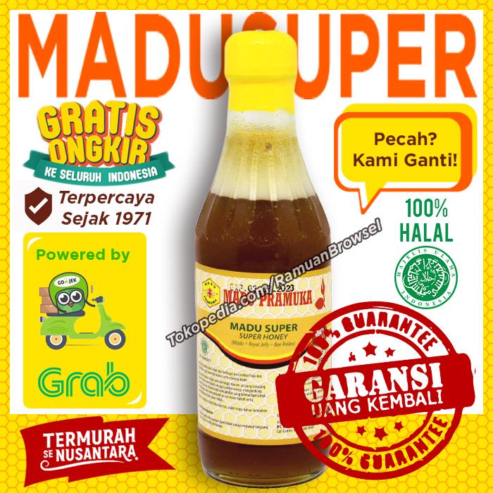 Madu Pramuka Alami Super 350ml (Madu + Pollen + Royal Jelly) - Shop ...