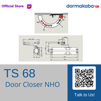 Jual dormakaba Door Closer TS 68 Non Hold Open EN 2/3/4 Dorma TS68 NHO ...