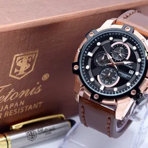 Jam Tangan Pria T5 H 3856G Original Chrono Tanggal Aktif Waterproof ...