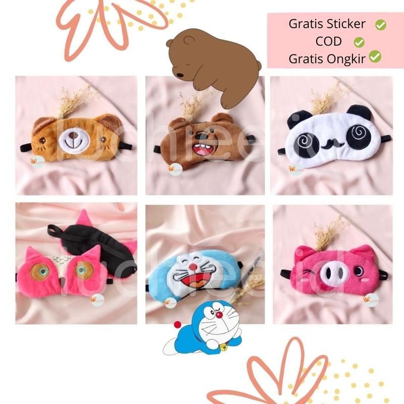 PENUTUP MATA TIDUR KARAKTER DORAEMON WBB TRAVEL SLEEP EYE MASK - Shop ...