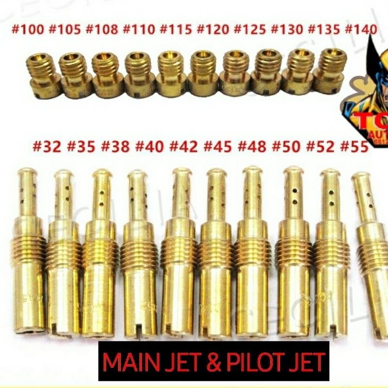 KARBU CARBU CARBURATOR MAIN JET PILOT JET SPUYER PE 24 PE26 PE28 - Shop ...
