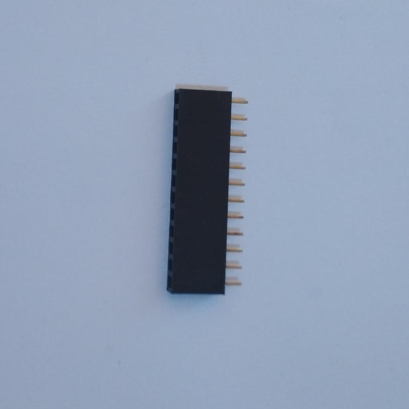 Pin Header Female Connector 1x12p 12pin 2.54 mm Single Row konektor ...