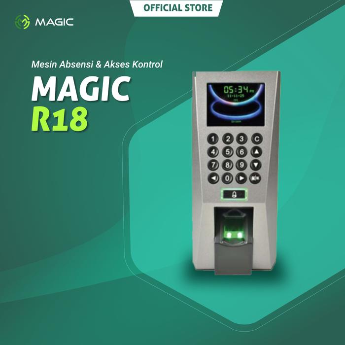 Jual Mesin Absensi Fingerprint dan Akses Pintu | Magic R18 | RFID Card ...