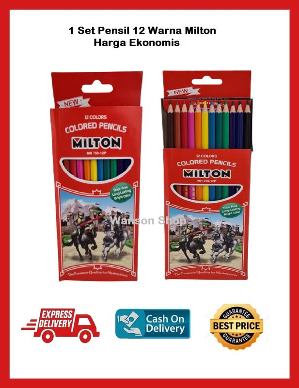 PENSIL 12 WARNA PANJANG MONTANA MURAH - Shop | Tokopedia